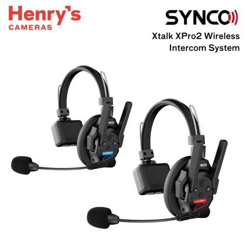 Synco XTalk XPro 2 Wireless Intercom System with 2 Single-Ear Headsets